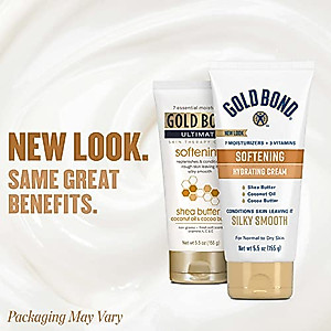Gold Bond Ultimate Softening Skin Therapy Lotion, 5.5 oz. (Pack of 4), With Shea Butter for Rough & Dry Skin