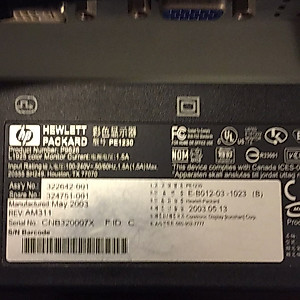 HP 19'' L1925 Flat Panel LCD