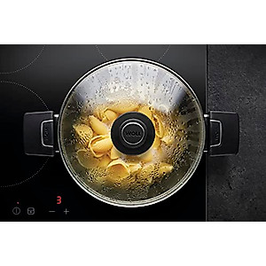 Woll Lite Light/Plus Diamond Reinforced Nonstick Scratch Resistant Cast Aluminum Cookware Stockpot with Lid 5.2 Quart, 9 1/2-Inch Diameter, 9-1/2", Gray