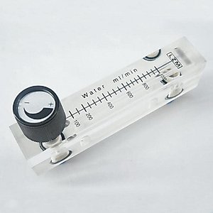 100-1000mL/min LZM-6T Acrylic Panel Water Liquid Flowmeter Rotameter with Control Valve Push in Fit 6mm Tube