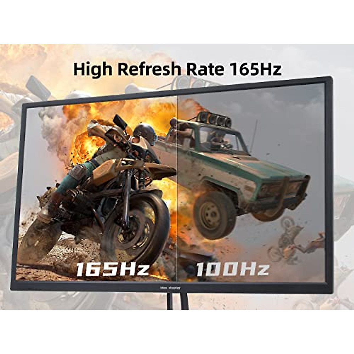 idea display 165Hz Gaming Monitor 25-inch FHD TN, 1920 x 1080, MPRT 1ms, (Supports 144Hz) 16.7M 72% NTSC, 400cd/m², 2xHDMI 1xDisplayport, Frameless FreeSync HDR, LED Backlit, P25F