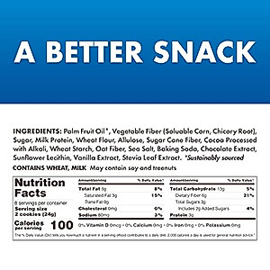 Rip Van LEOs - Cookies and Cream Sandwich Cookies - Low Sugar & Low Carb Snack - Diabetic & Vegan Snacks - 32 Cookies (2 x 6.77oz packs)