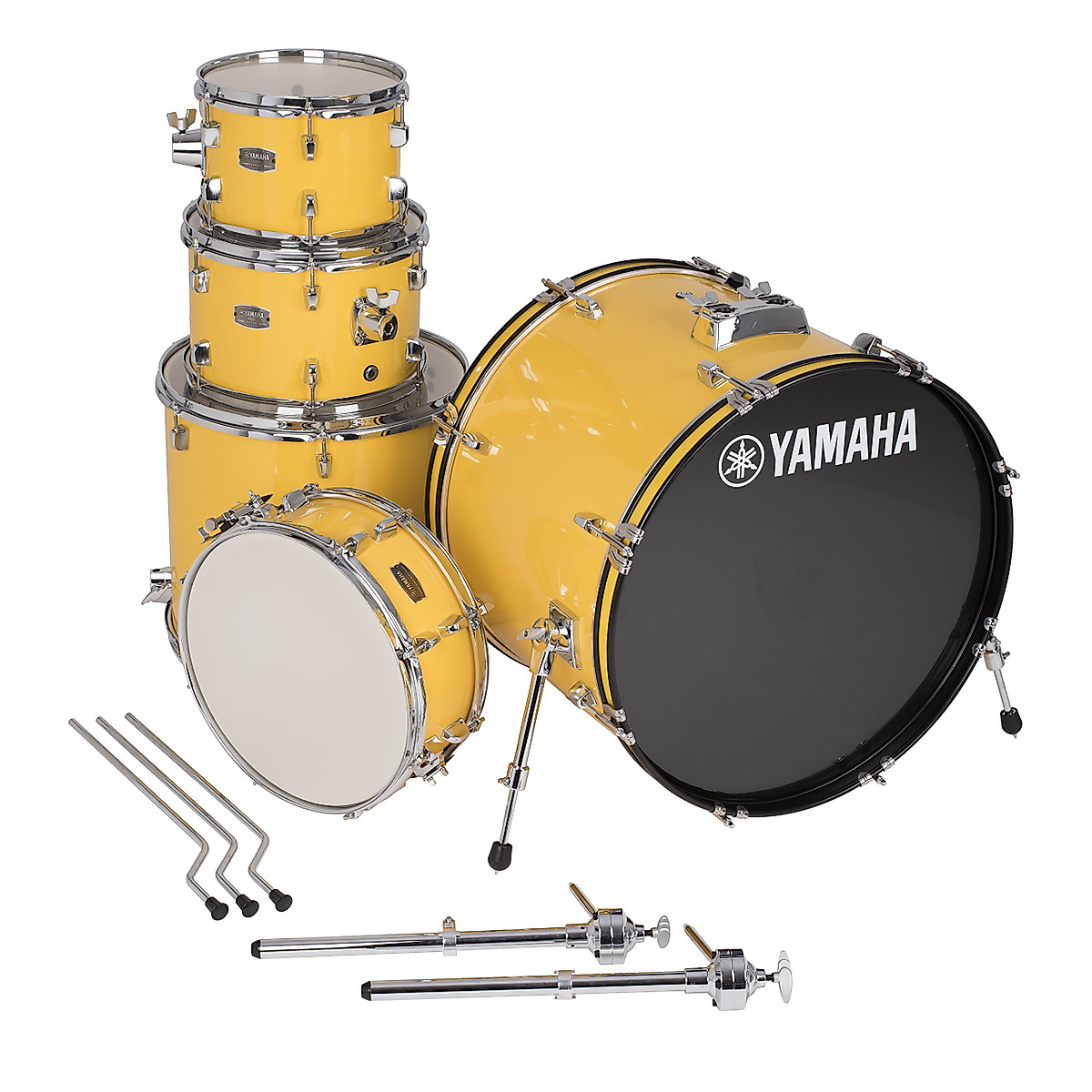Yamaha Rydeen 5pc Shell Pack with 22" Bass Drum, Mellow Yellow