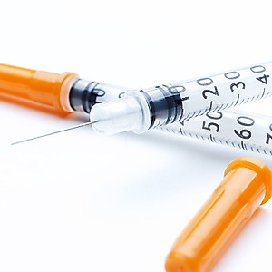 20 Pack 1ml 1cc Plastic Measuring Cylinder with 30Ga 0.5 Inches, Individually Sealed Packaged