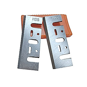 FOXBC 3-1/4 Inch 82mm HSS Resharpenable Planer Blade Replacement for Makita KP0810,1900B, KP0800K, DeWalt D26676, DW6655, DW680, Bosch, Ryobi and most Hand-Held Planer