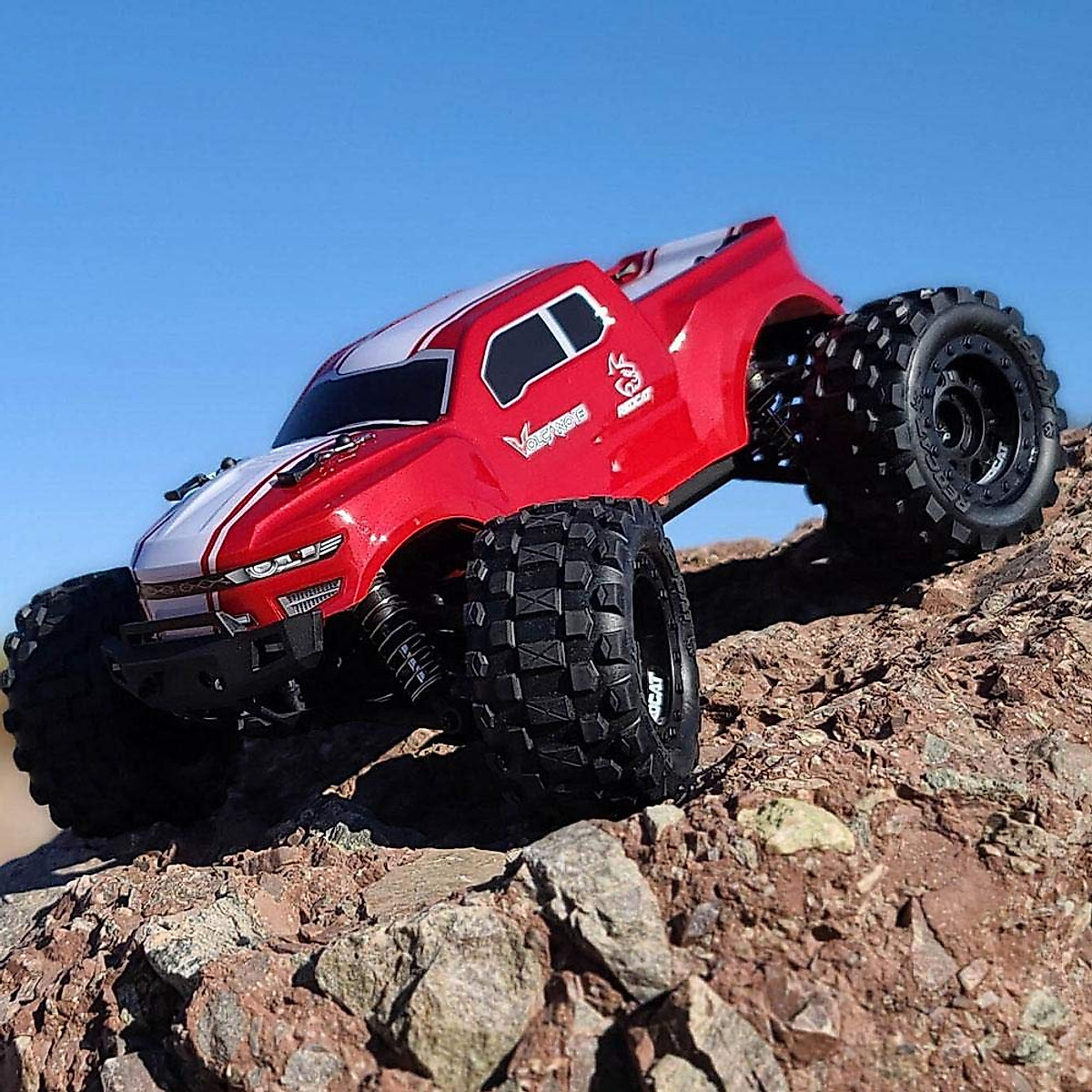 Redcat Racing Volcano-16 1/16 Scale Monster Truck - Red