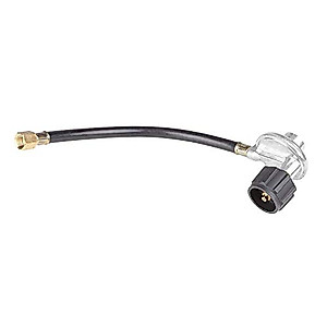 Fire Sense 61961 Regulator with 1 Feet Universal Propane Regulator & Regulates Propane Gas for Patio Heaters & Gas Fire Pits with Premium Quality