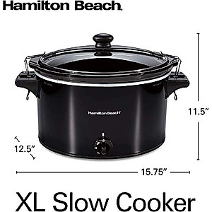 Slow Cooker, Oval, 10-Qt., XL Capacity