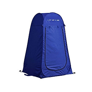 ZGYDNM 1-Person Pop Up Privacy Tent for Camping Changing Room Portable Shower Station Green Change Clothes Tent (Color : Navy, Size : 1)