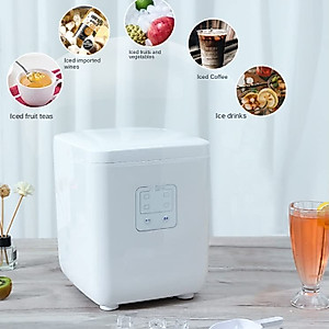 BybAgs ICES Small Dormitory Home Mini Student Automatic Round Ice Block Makinghine/a/250X307Mm