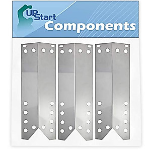 3-Pack BBQ Grill Heat Shield Plate Tent Replacement Parts for Nexgrill 720-0718C - Compatible Barbeque Stainless Steel Flame Tamer, Guard, Deflector, Flavorizer Bar, Vaporizer Bar 15 1/16"