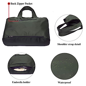 Women Fashion Large Tote Shoulder Handbag Waterproof Tote Bag Multi-function Nylon Travel Shoulder