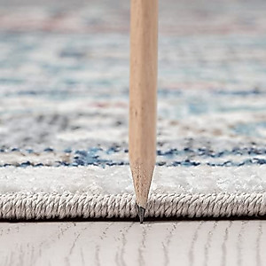 Tayse Genevieve Gray Large 8x10 Area Rug 8x10 - Area Rugs for Living Room - Dining Room Rug - Bedroom Rug - Kitchen or Entryway Rug Carpet - Alfombras para Salas - Transitional, Oriental