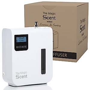 The Magic Scent Diffuser - Scent Air Machine for Home & Commercial Use - Covers Up to 1000 sq. ft. - 300ml - Smart Cold Air Technology HVAC Diffuser or Standalone Large Room Waterless Diffusers