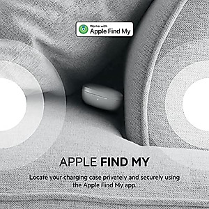 Belkin SOUNDFORM Immerse Noise Cancelling Earbuds, True Wireless Earbuds with Hybrid ANC, Wireless Charging, IPX5 Sweat and Water Resistant, Apple Find My for iPhone, Galaxy, Pixel and More - White