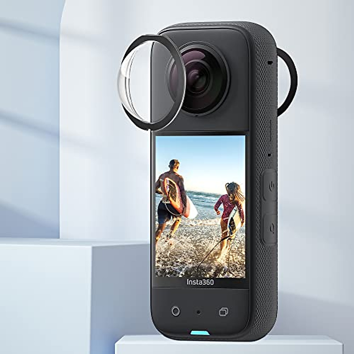 Lens Guard for Insta360 X3, Insta 360 X3 Accessories Kit Included Insta 360 X3 Lens Cap, Mounting Bracket and Lens Guard for Insta360 X3 Action Camera