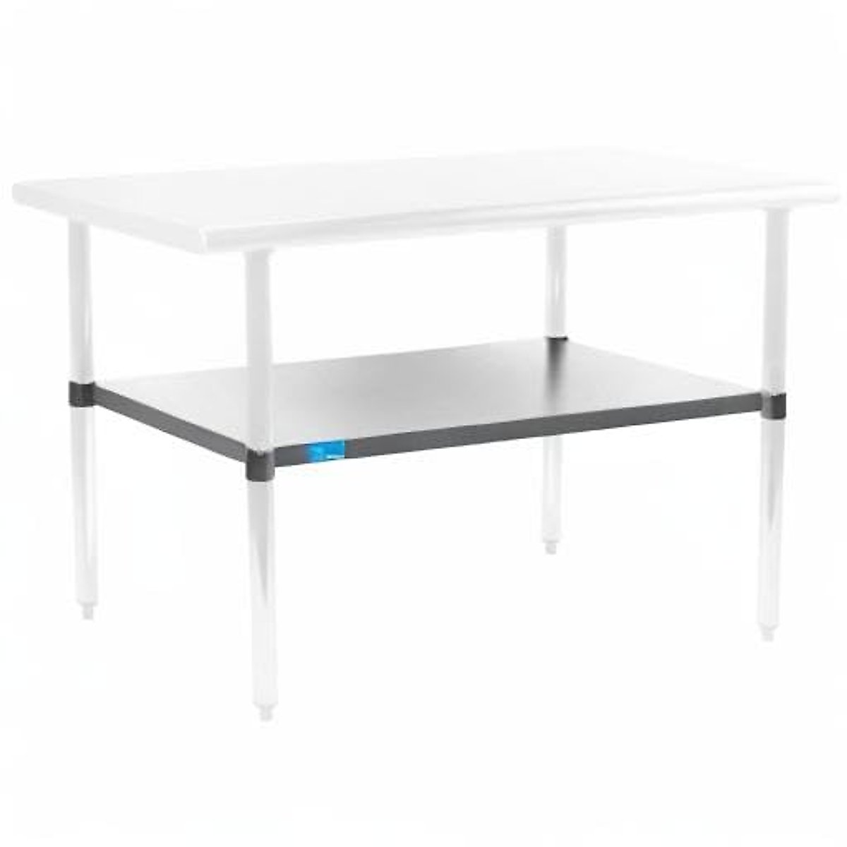Additional Undershelf for AmGood Work Table | Adjustable Galvanized Steel Undershelf (24" x 36")