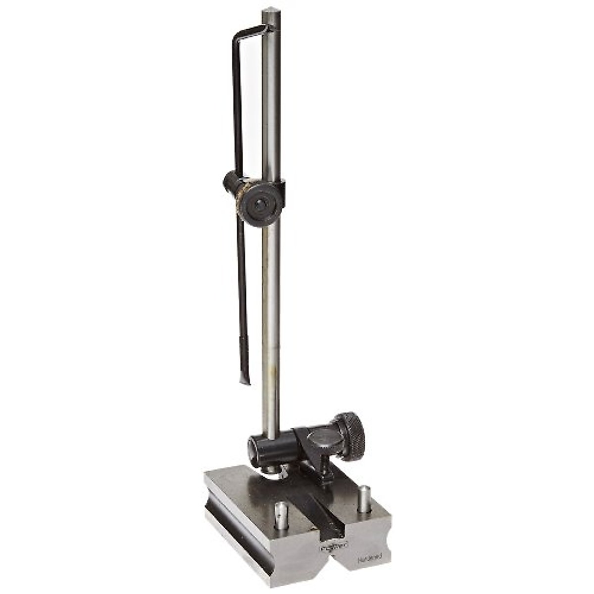 Fowler 52-155-010-0 Surface Gage with 9” Spindle and Double-Ended Scriber, 1.1" Base Height x 2.5" Base Width x 3.8 Base Length