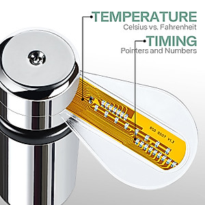 BREIS New USB Clock Fan with Real Time Clock and Temperature Display Function,Silver,1 Year Warranty