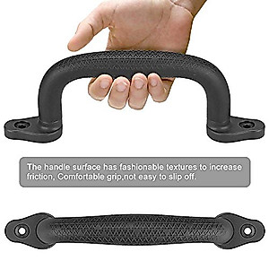 Playground Safety Handles ,Non-Slip Plastic Kids Playground Grab Handles, Hand Grip Bar for Playhouse,Treehouse, Climbing Frame, Jungle Gym,Swing Set Accessories Playset Handles, SELEWARE, 2 Pack