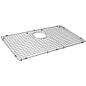 Serene Valley Sink Bottom Grid 27-1/2" x 15-1/2", Rear Drain with Corner Radius 3/16", Kitchen Sink Grid NDG2816R