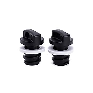 BEAST Cooler Accessories 2 Pack Drain Plug Replacement, Leak Proof, Compatible with RTIC, ORCA, Yeti Cooler, Tundra Coolers and Tank Ice Buckets, 3 x 1.5 x 1.5 inches