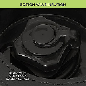 Aqua Inflatable Lake Float for Adults | Floating Island - Dock - Lake Raft with Docking Lounger, Navy/Lime/White