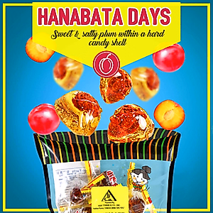 Asia Trans Golden Plum Crack Seed Drops | Hawaiian Favorite | Sweet, Sour, & Salty Dried Asian Plum Hard Candy (3.5 oz)