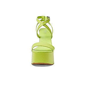 Michael Kors Paola Wedge Bright Limeade 8.5 M