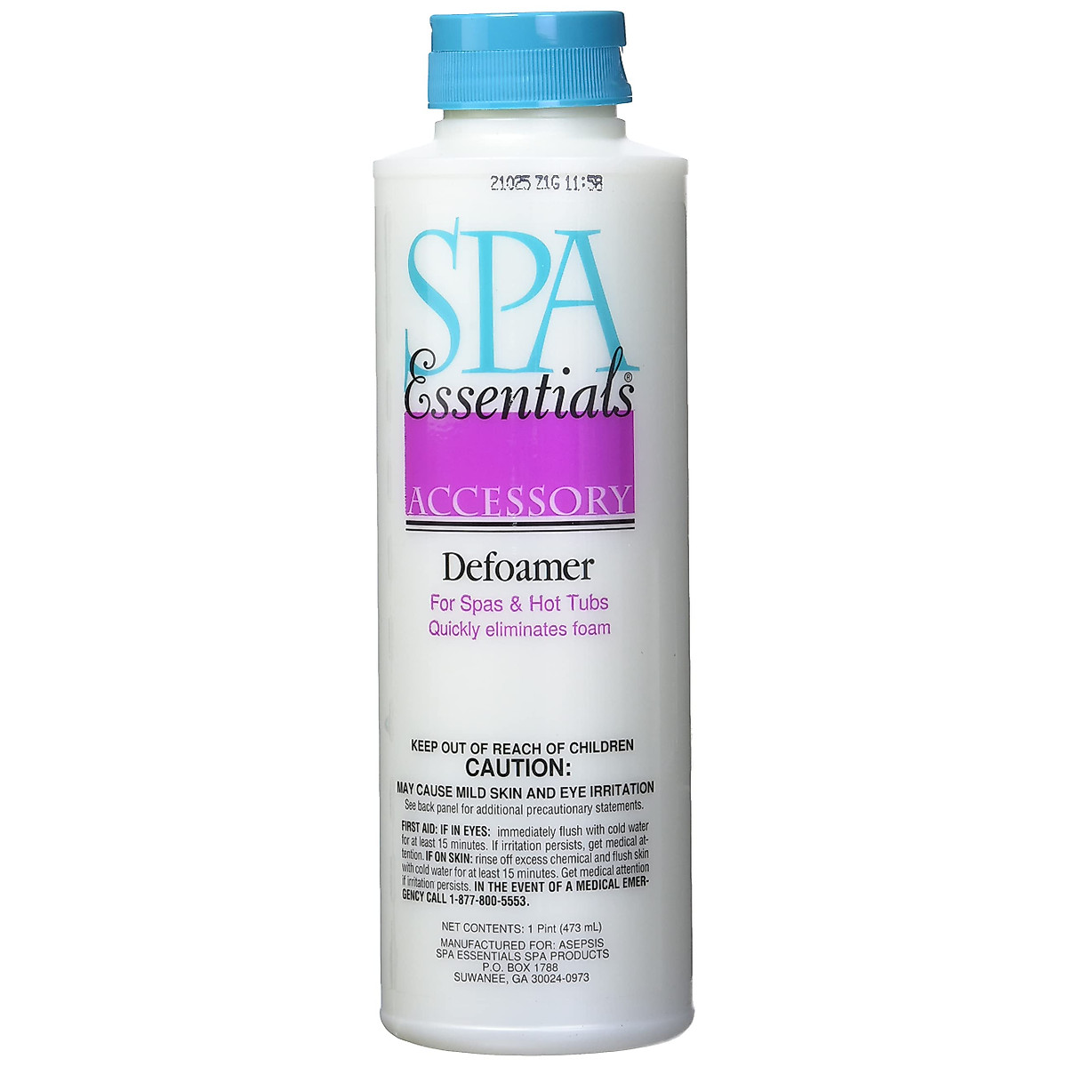 Spa Essentials 32424000 Defoamer for Spas and Hot Tubs, 1-Pint