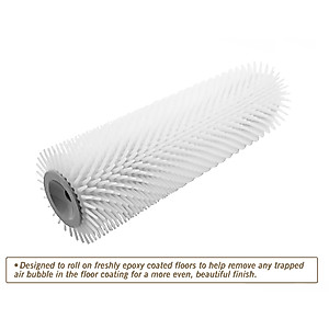 ROLLINGDOG Spike Roller-Epoxy Floor Spiked Roller for Self Leveling Concrete,Spiked Screeding Compound Roller for Cement Concrete Paint(230mm)