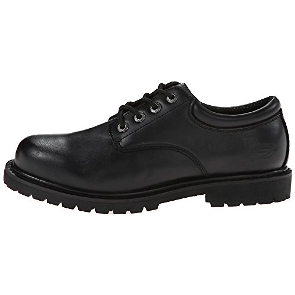 Skechers mens Cottonwood Elks Work Shoe, Black, 9.5 X-Wide US