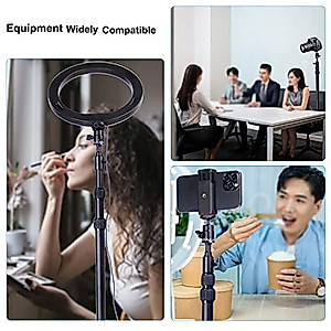 Riida Camera Desk Mount Stand 19.5-44.5 inch Desk Selfie Clamp Mount Phone Holder for YouTube Video, Makeup, Selfie, Photography, Live Streaming, Tiktok