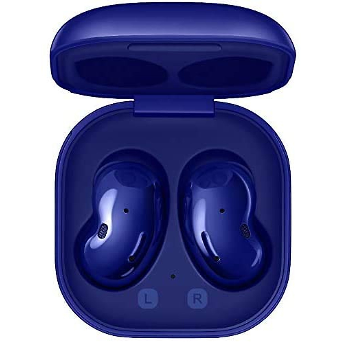 Samsung Galaxy Buds Live ANC TWS Wireless Bluetooth 5.0 Earbuds for iOS & Android, 12mm Drivers, International Model - SM-R180 (Buds Only, Mystic Blue (Limited Edition))