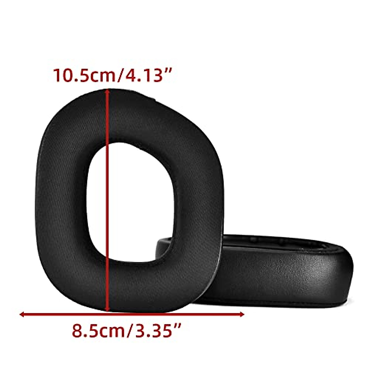 Rummyluck HS80 RGB Ear Cushions Cooling Gel Earpads for Corsair HS80 RGB Gaming Headset, Black Protein Leather & Memory Foam Replacement Ear Pads Cups Ear Muffs Covers