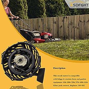 593959 Recoil Starter - 591139 Recoil Starter - Pull Recoil Starter for Briggs & Stratton 591139 593961 590588 593959 Replacement Parts