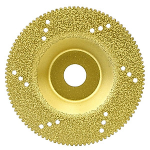3.9" Diamond Grinding Disc, All Purpose Segmented Rim Diamond Blade for Cutting Rebar, Cast Iron, Concrete, Pavers, Tile, Granite, Laminate