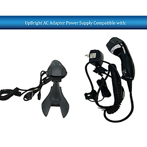 UpBright 5V AC Adapter Compatible with Honeywell Voyager 1200G 1250G 2 Hyperion 1300g 1400g Xenon 1900 1900GHD-2 Barcode Scanner 46-00525-6 Hoioto ADS-6AE-06 05252E ENG 3A-052WP05 5.2V 1A Power Supply