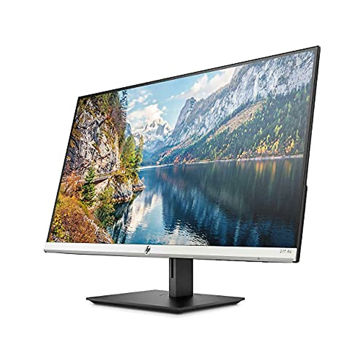HP 27f Monitor 27” 4K UHD (3840 x 2160) 60Hz Refresh Rate IPS Panel 5ms GTG 16:9 300 nits Brightness Up to 1.07 Billion Colors AMD FreeSync Technology 178° Viewing Angle DisplayPort + HDMI Cable