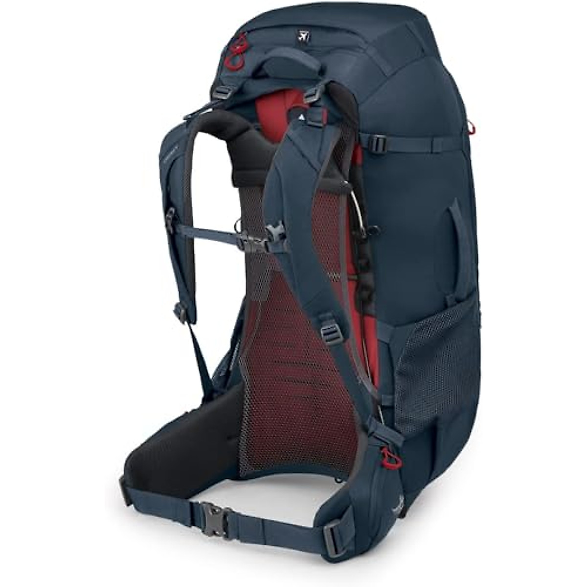 Osprey Farpoint Trek 55L Men's Travel Backpack, Muted Space Blue