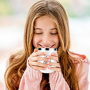 Rudicaxi Book Lovers Gifts - Librarian Gifts For Women Readers - Bookish Gifts, Book Club Gifts, Bookworm Gifts, Reading Gifts For Friend, Daughter, Mom, 12OZ Wine Tumbler with Lid Mugs