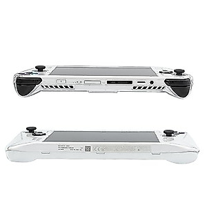 Protective Case Cover For ROG Ally Handheld Game Console,Transparent Case Shockproof Sweatproof Cover With Bracket Protector for ROG Ally Gaming Accessories (Transparent)