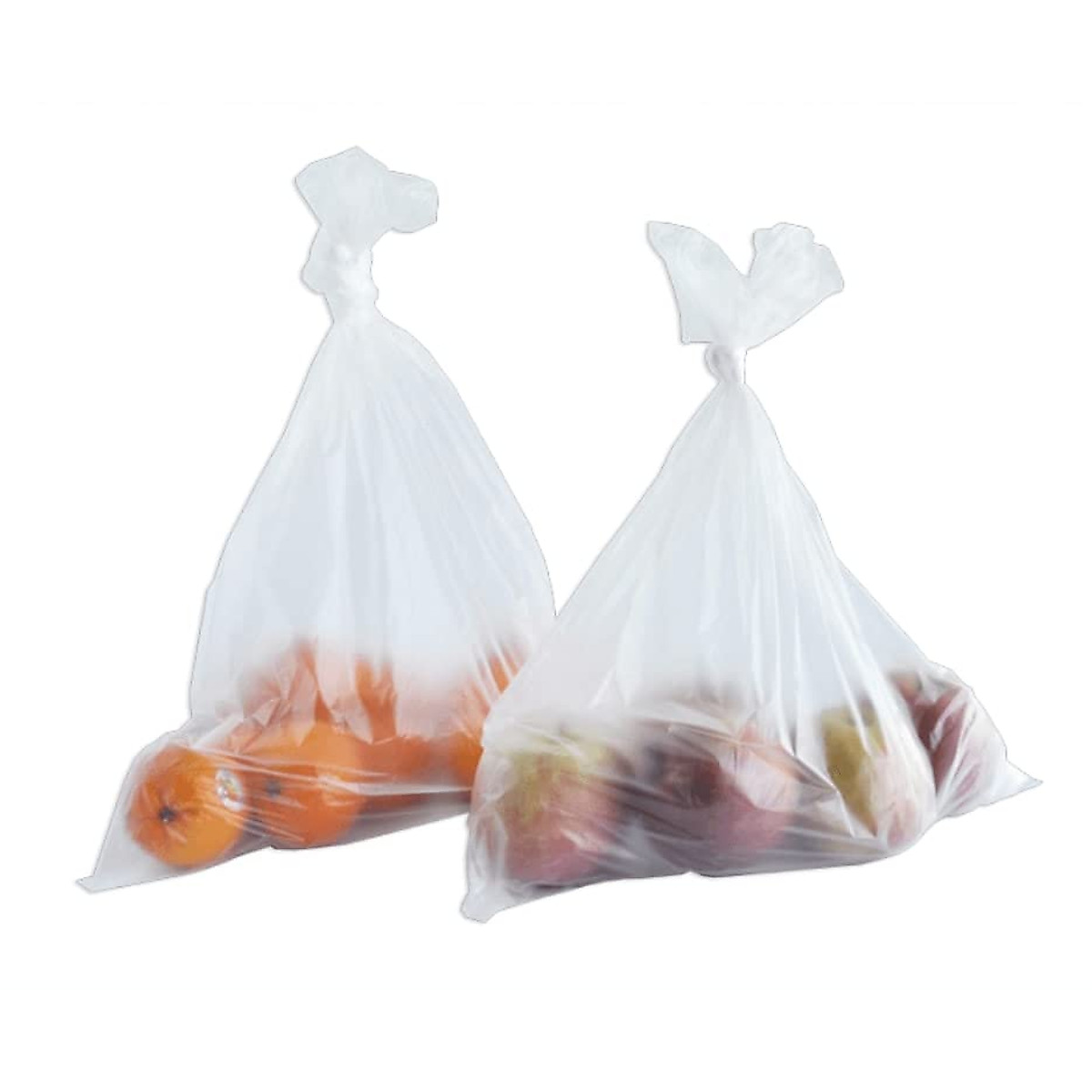 Perforated Produce Bags 12" x 20" Clear Case of 4 Rolls (3000 Bags)