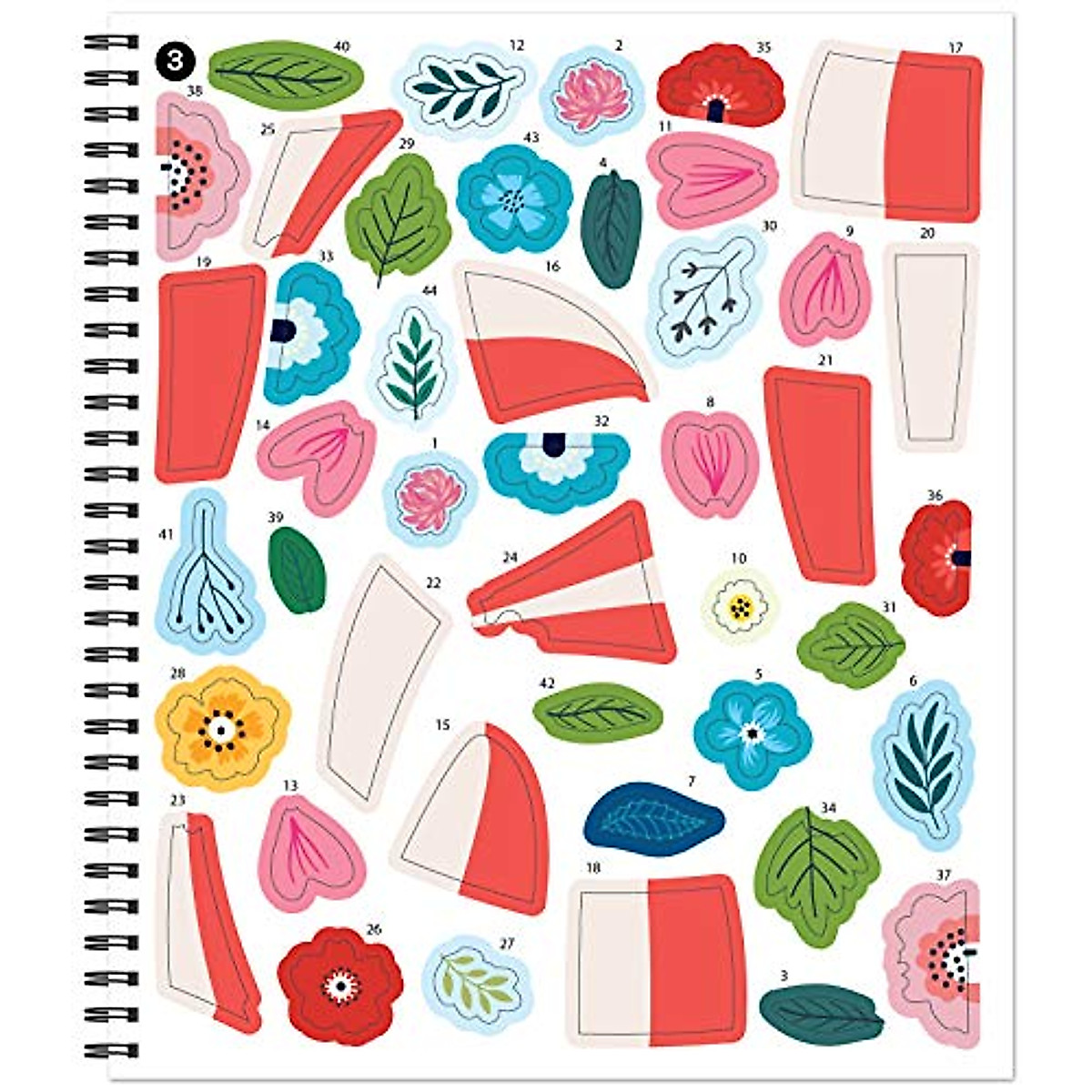 Brain Games - Sticker by Number: Garden Blooms