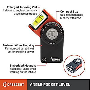 Lufkin Specialty Angle Level - LSL1100-02