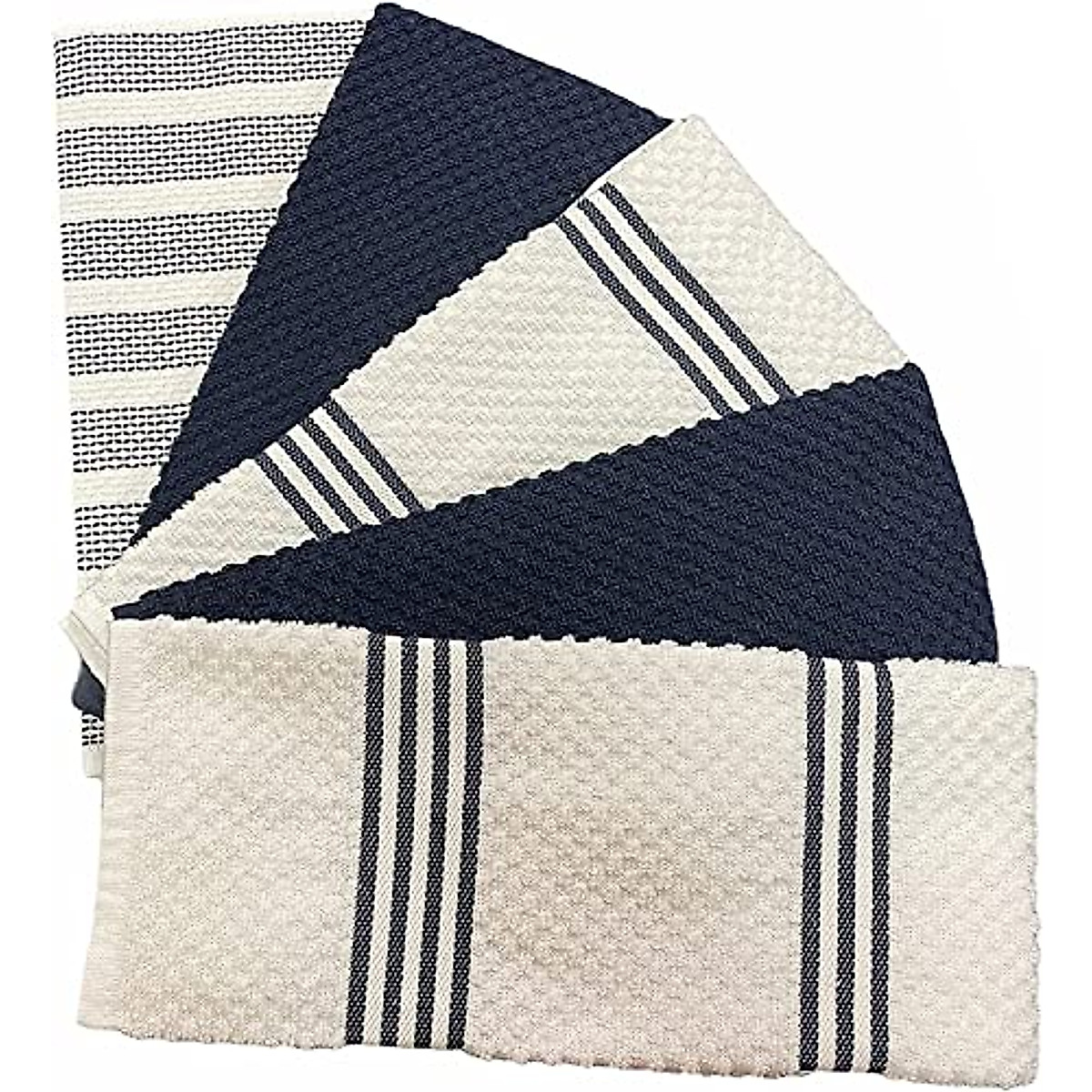 Set of 5, 100% Ring-Spun Cotton Terry Oversized Kitchen Towel, Hand Towel with Hanging Loop, 450 GSM Ultra Absorbent, Heavy Duty, Maximum Softness, Great for Kitchen or Household Size: 16” x 26”