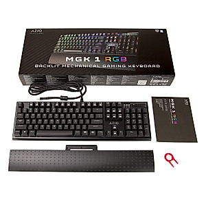 Azio RGB Backlit Mechanical Gaming Keyboard (MGK1-RGB-BLU)