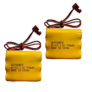 GLESOURCE 3.6V 700mAh Ni-CD Battery Pack Replacement for Sure-Lites 026-148 026148 Exit Sign Emergency Light SL-026148 SL-026-148 SL026148(2 Pack)