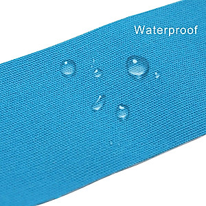Kinesiology Tape Water Resistant Uncut Sports Tape - 6 Count 2 in x 16.5 ft - Professional Kinesiology Therapeutic Sports Tape,Skin Colored,Latex Free