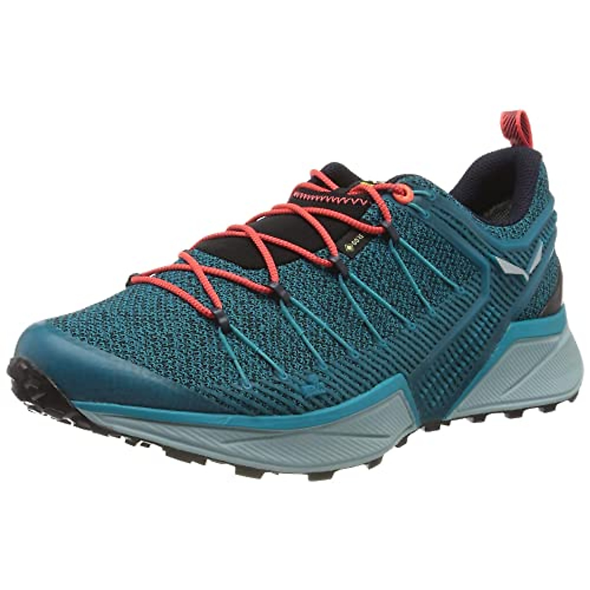Salewa Women's Dropline GTX Hiking Shoe - Comfortable, Waterproof Gore-Tex Trail Shoe - Ocean/Canal Blue - 8